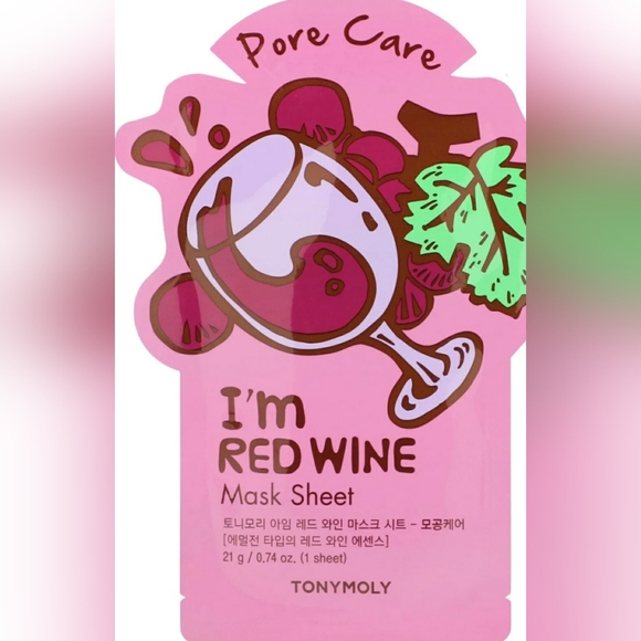 Tonymoly | Skincare | Tonymoly Pore Care Im Red Wine Mask Sheet Facial ...